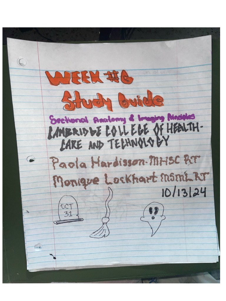 Week6 Study Guide | PDF | Self-Improvement | Science & Mathematics