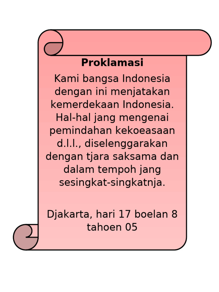 Teks Proklamasi | PDF | Agama & Spiritualitas