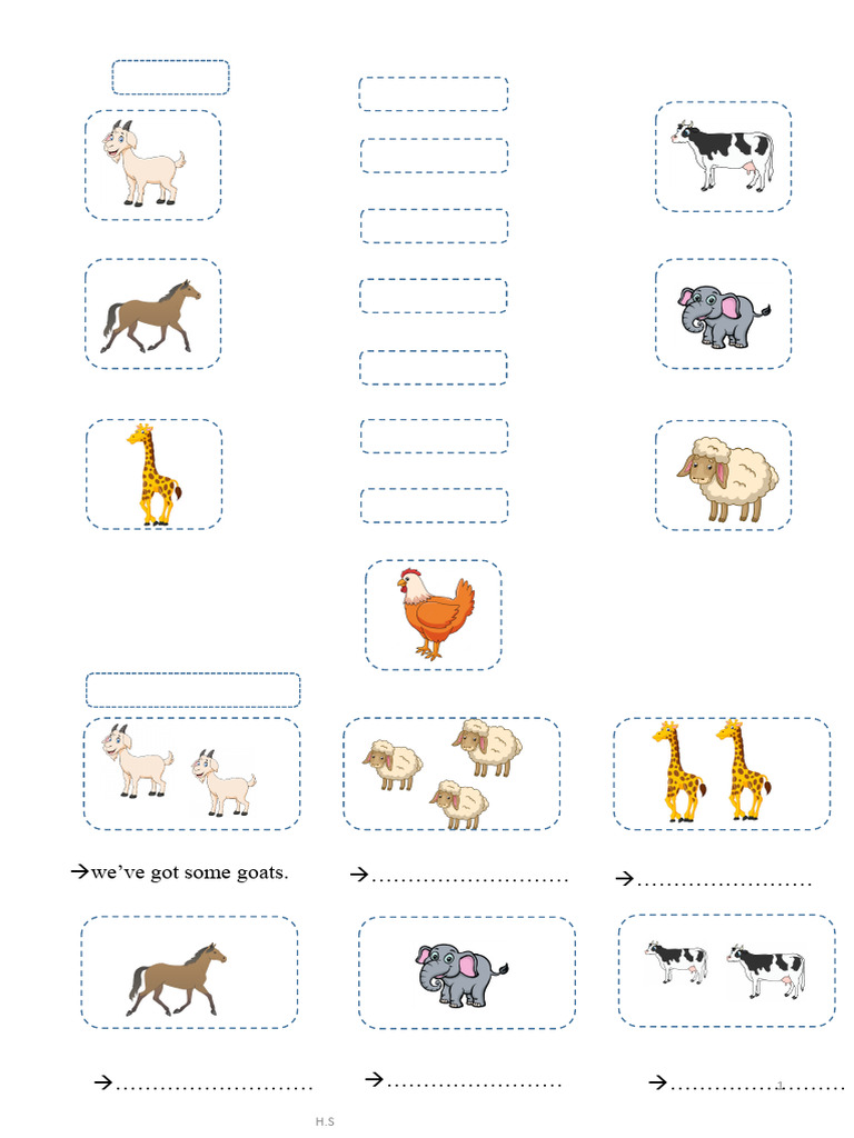 Farm Animals and Descriptions Activities | PDF