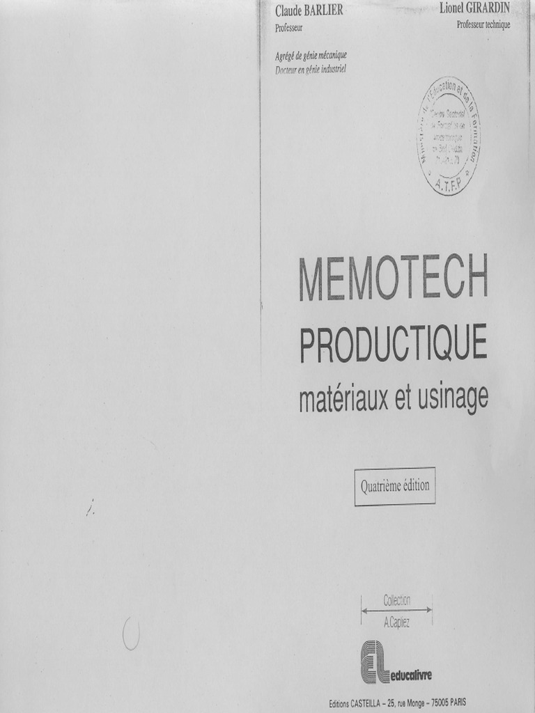 Memotech Productique | PDF