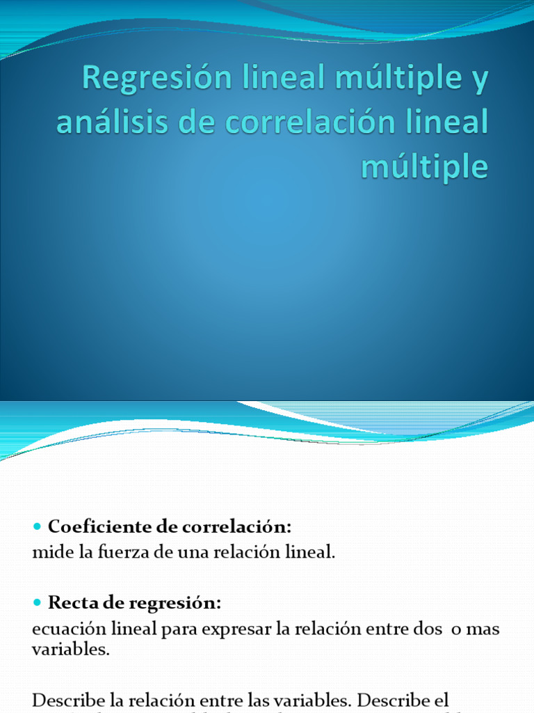 14 Regresion Multiple | PDF
