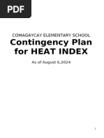 Contingency Plan of Earthquake | PDF | Emergency Management | Earthquakes