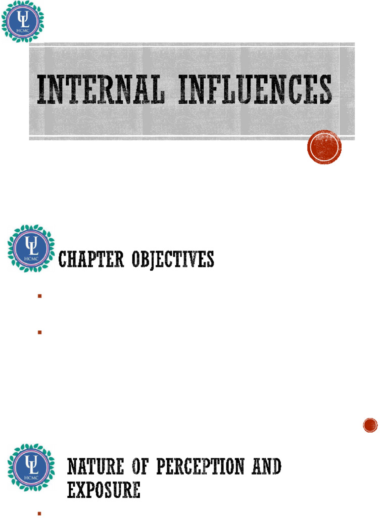Chapter 2 Internal Influences | PDF | Motivational | Motivation
