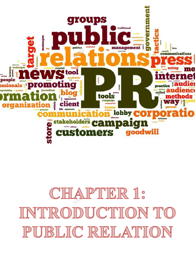 chapter 1 | PDF | Public Relations | Communication