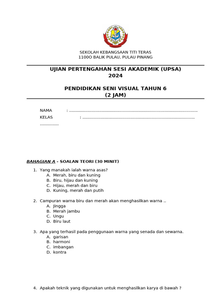 Upsa PSV T6 2024 | PDF