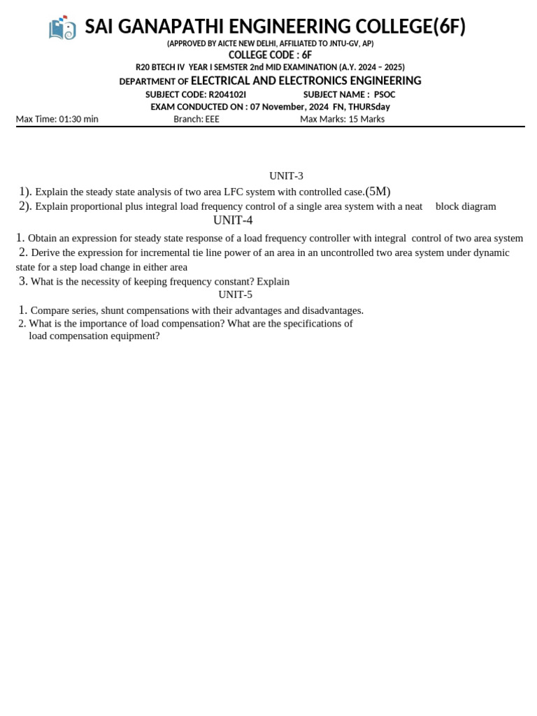 Psoc Mid-Ii | PDF | Science & Mathematics