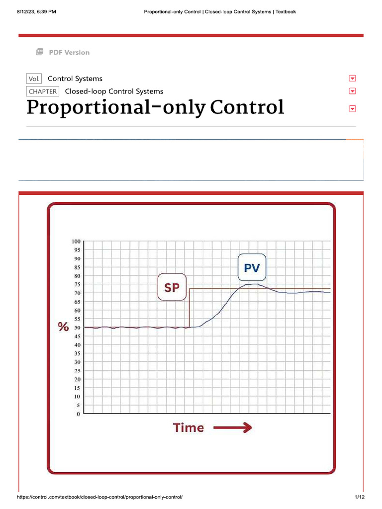 Proportional-Only Control - Closed-Loop Control Systems - Textbook | PDF | Chess Theory | Chess