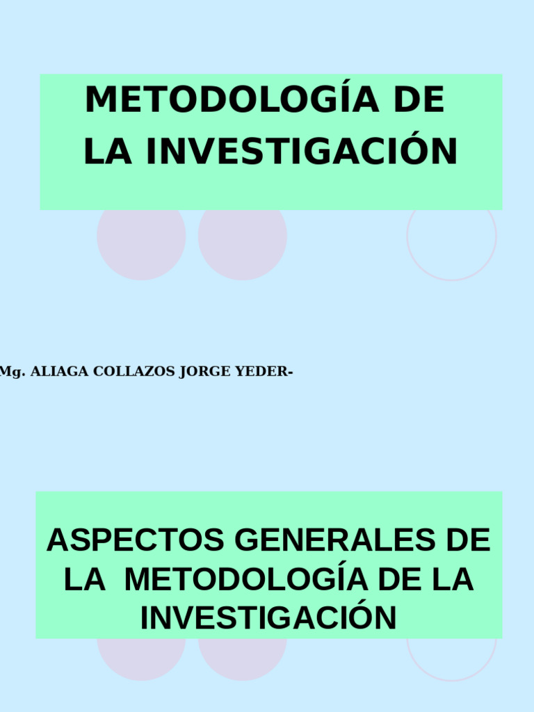 Metodología de La Inv. Científica-24 | PDF | Muestreo (Estadísticas) | Conocimiento