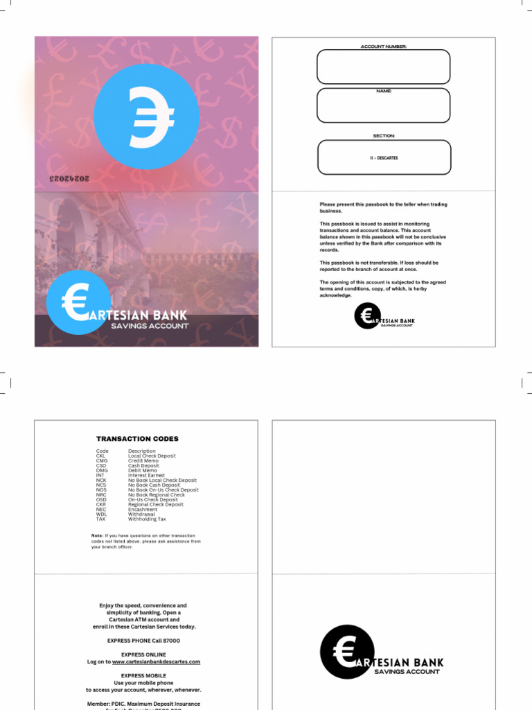 Genmath Passbook Descartes | PDF