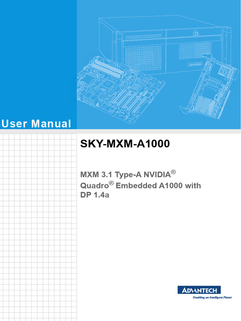 SKY-MXM-A1000 User Manual Ed.1 FINAL | PDF | Graphics Processing Unit | Printed Circuit Board