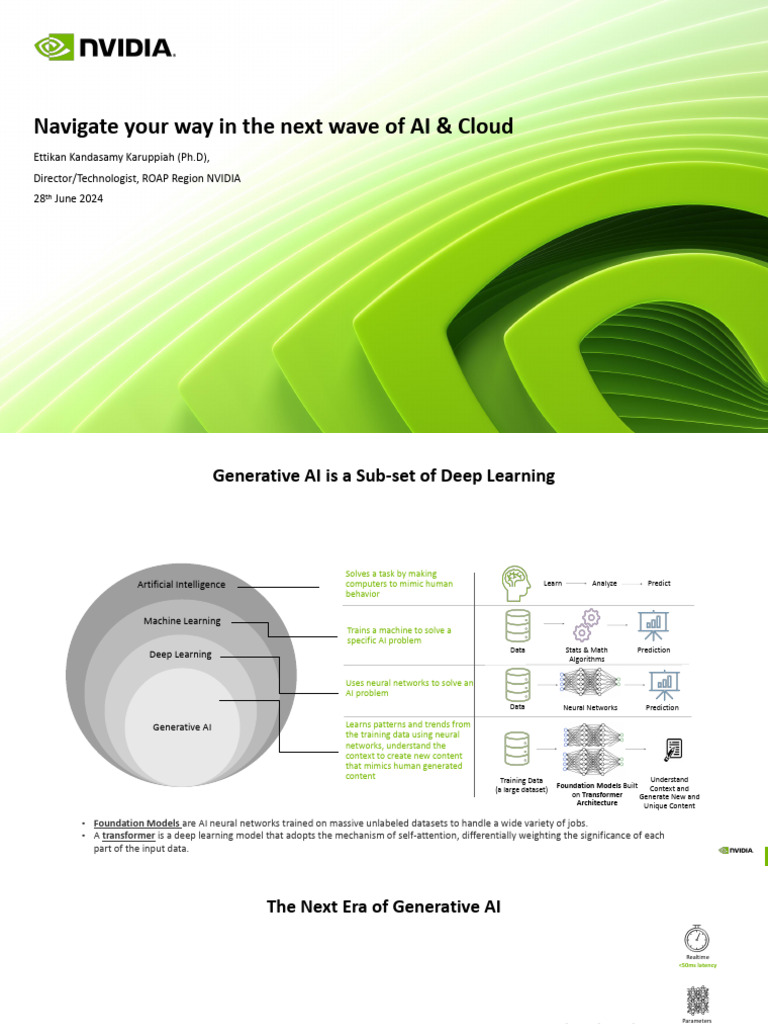 Keynote 1 - Generative AI Inferencing for LLM and Multimodal Models with NEMO | PDF | Artificial ...