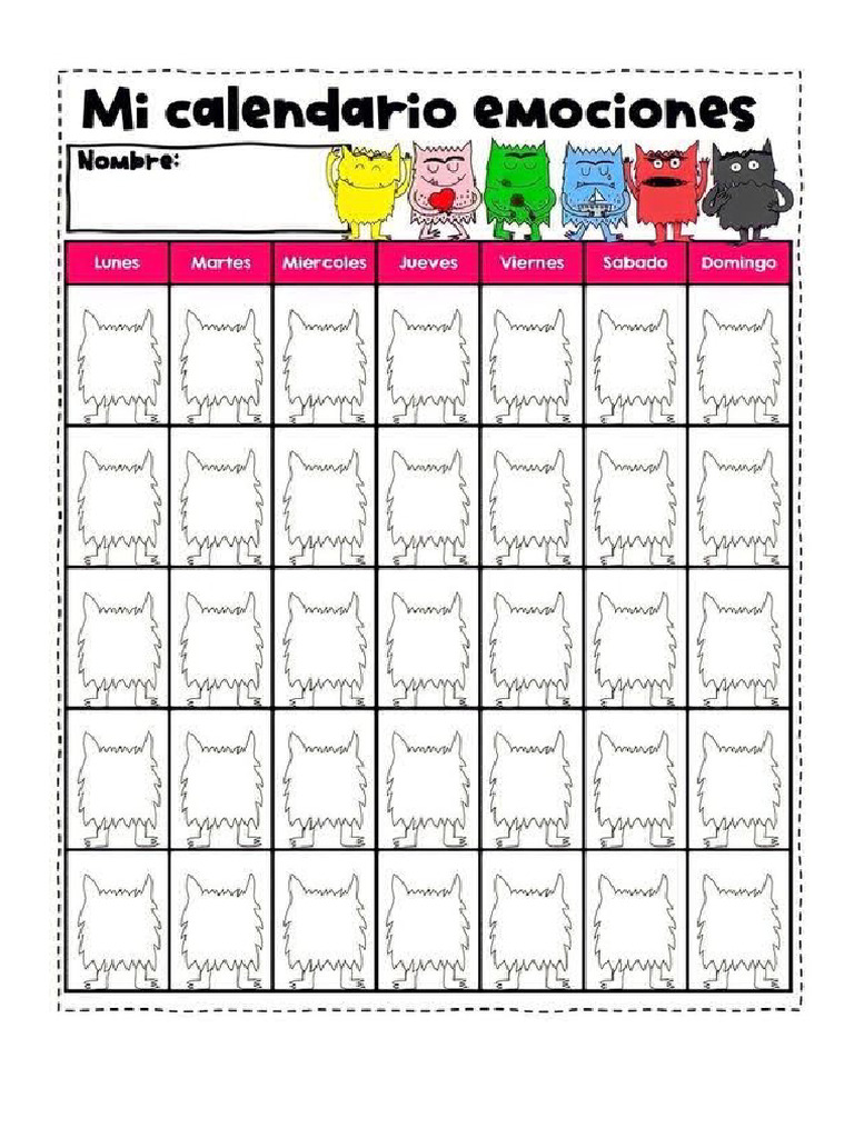 Calendario Emocional | PDF