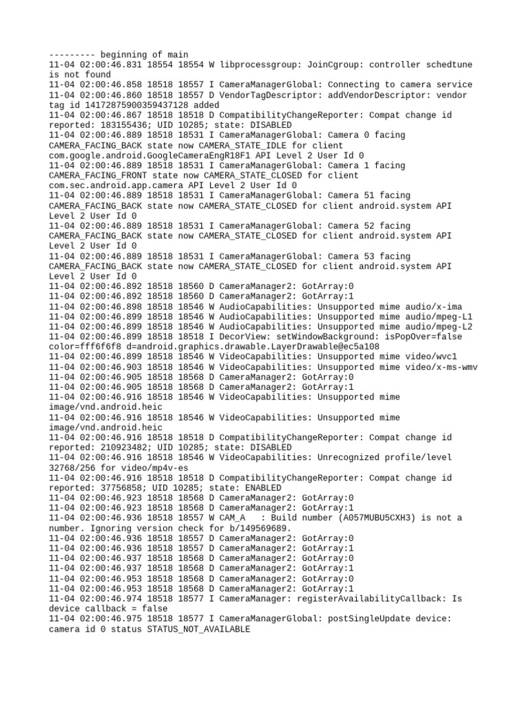 Log Cat 1730696446783 | PDF | Digital Technology | Computing