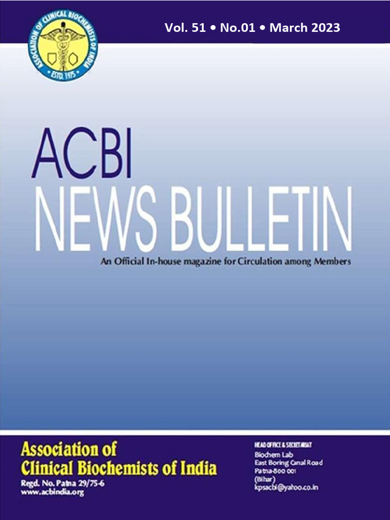 ACBI News March 2023 | PDF | Medical Laboratory | Doctor Of Medicine