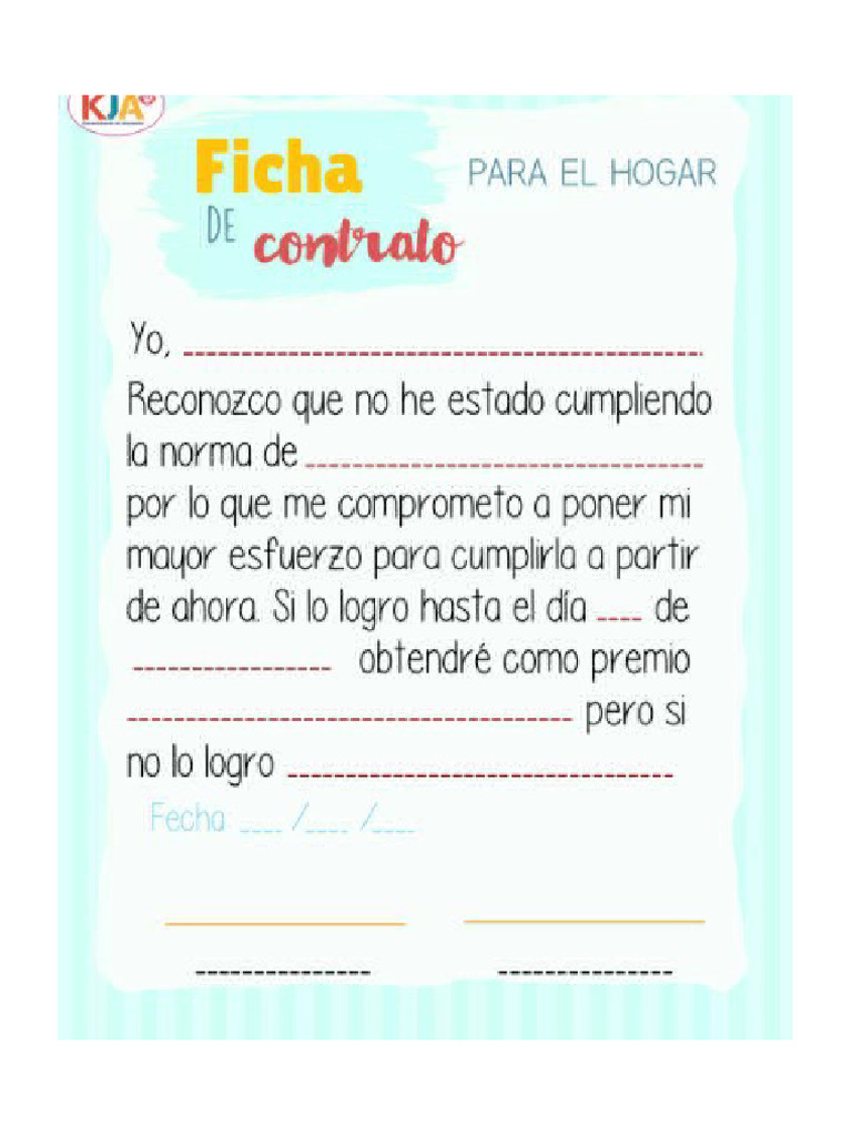 Contrato Conductual | PDF