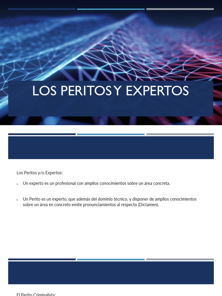 Peritos Criminalistas: Funciones y Especialidades | PDF | Ciencia ...