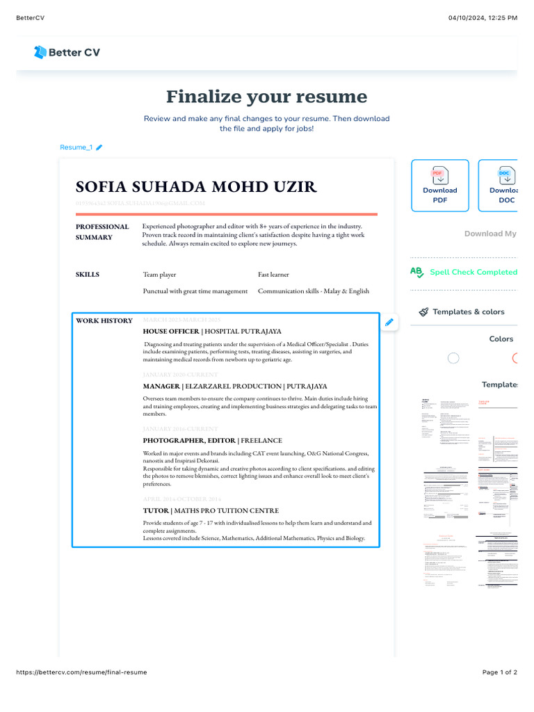 BetterCV | PDF | Merchandising | Inventory