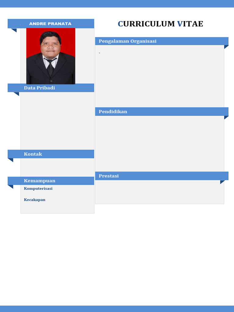 CV ANDRE Dikonversi | PDF