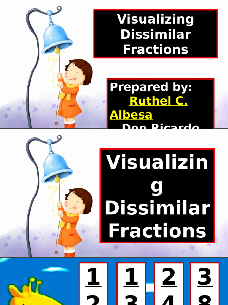 Understanding Dissimilar Fractions | PDF | Arithmetic | Lexicology