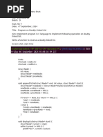 C Program To Reverse A Doubly Linked List - Codeforwin | PDF | Pointer ...