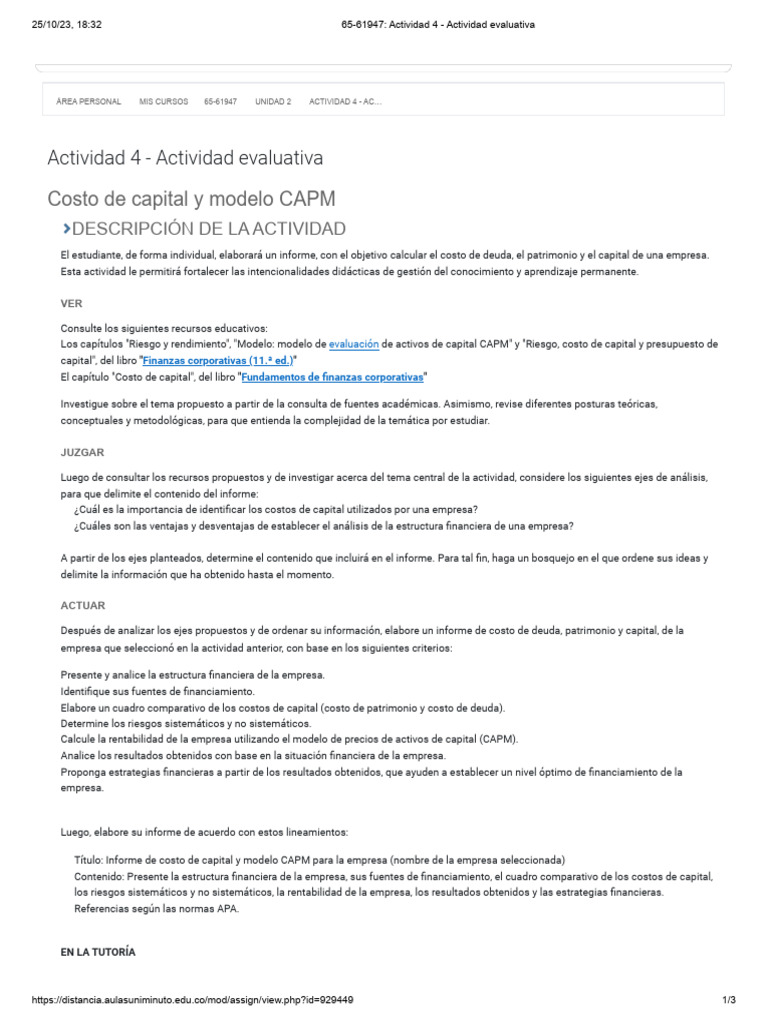 Actividad 4 | PDF | Business | Bibliografía