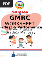Q3 GMRC WORKSHEET Week 3 | PDF