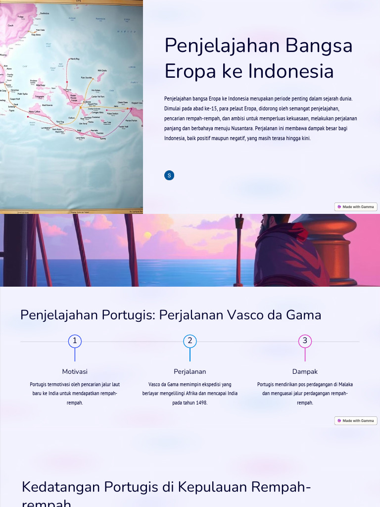 Penjelajahan Bangsa Eropa Ke Indonesia | PDF