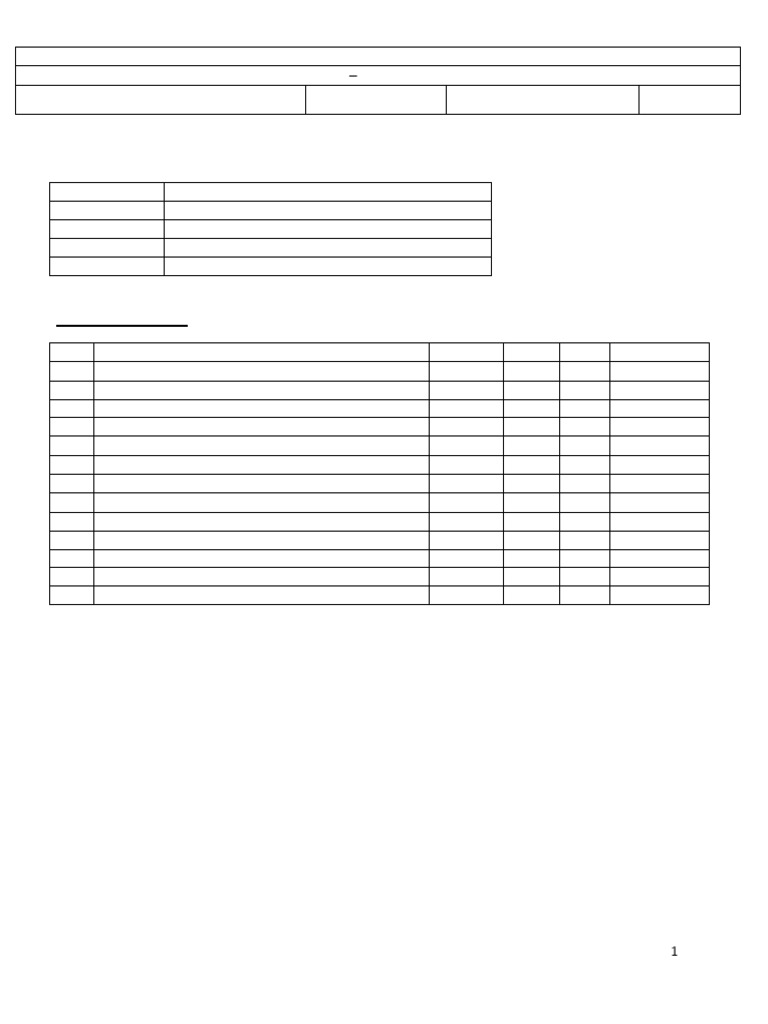 LEV Checklist V3 | PDF