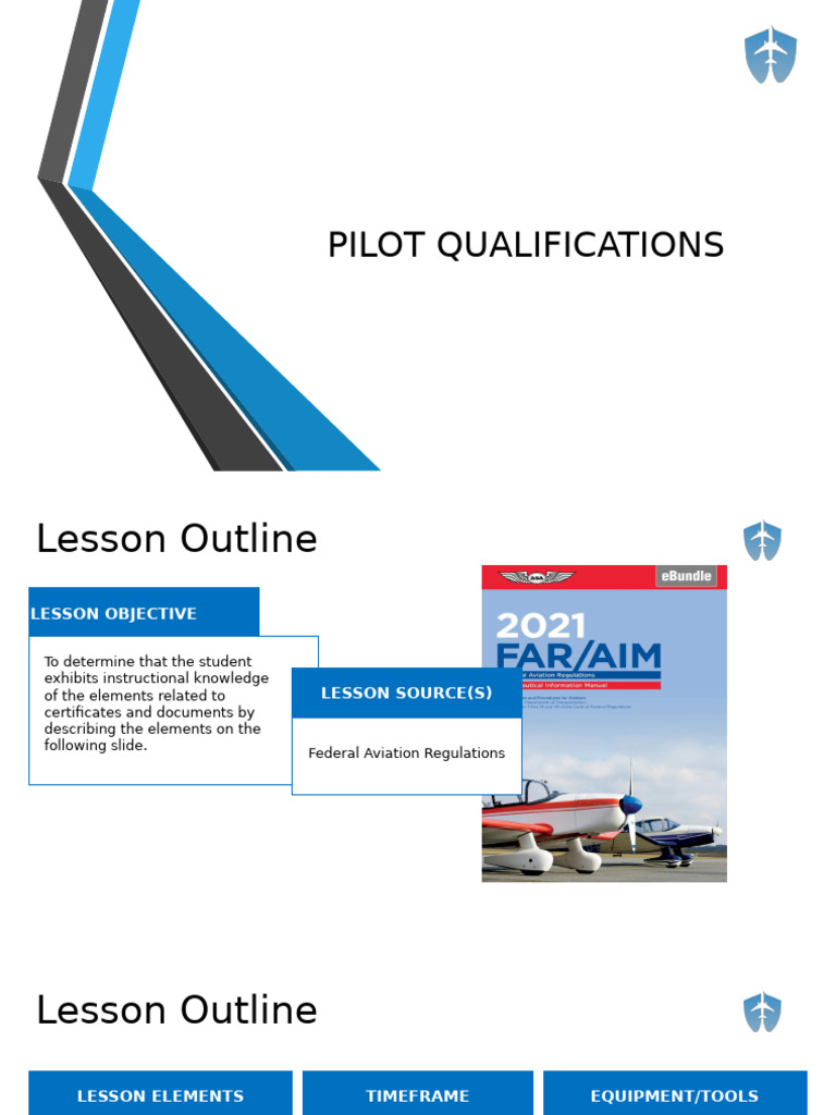 Pilot Qualifications (CFI) | PDF | Federal Aviation Administration | Flight