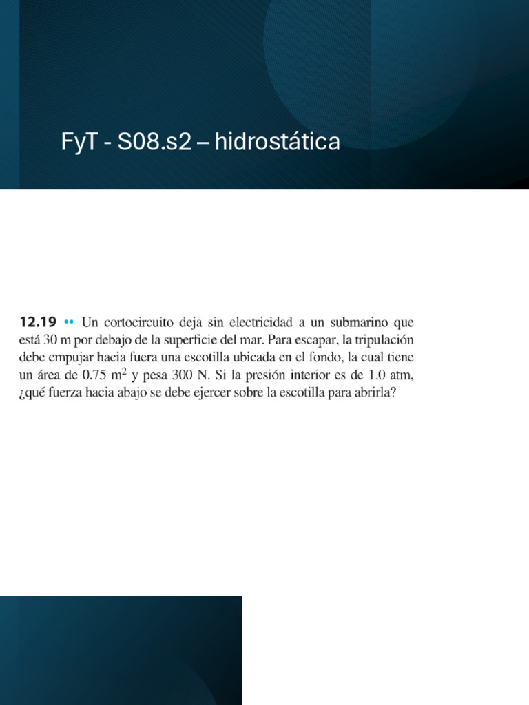 S08 - s2 - Hidrostática | PDF