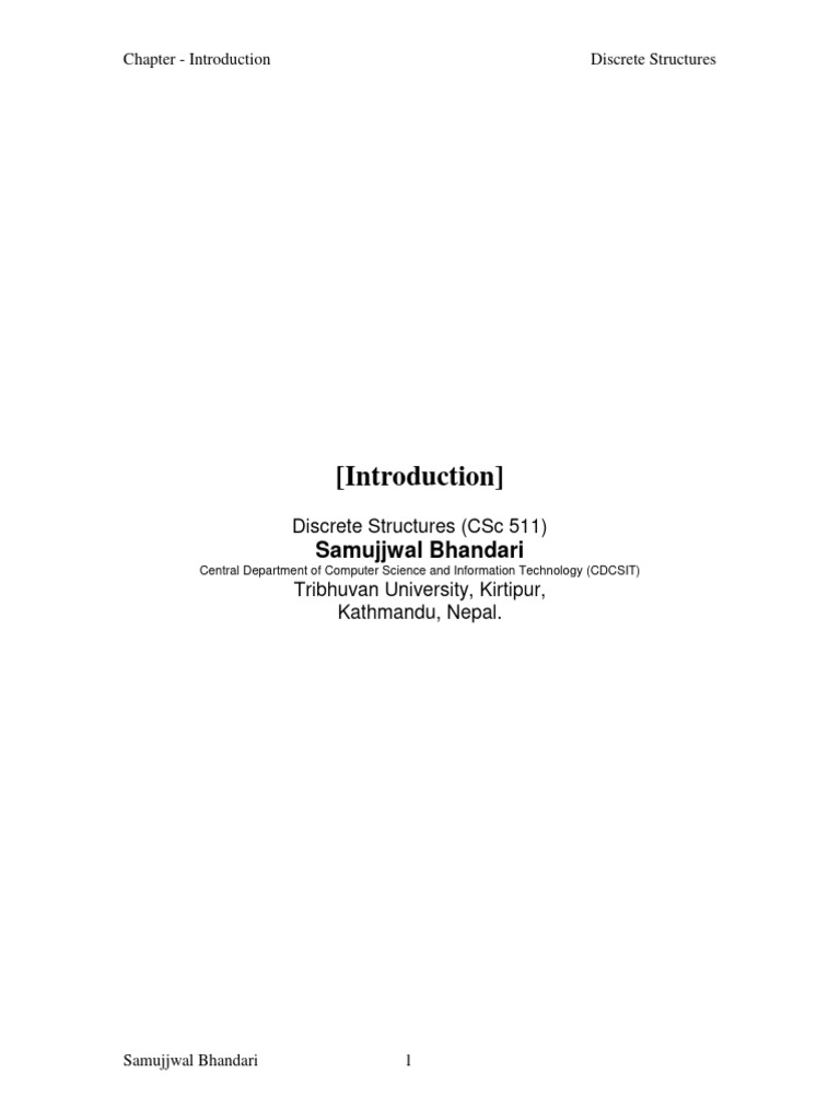 Discrete Structure Notes-2 | PDF | Set (Mathematics) | Function ...
