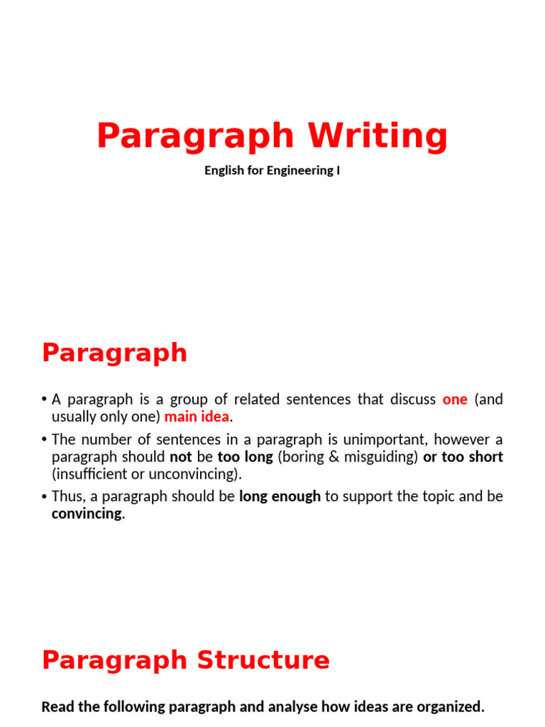 Paragraph Writing (Part 1) | PDF | Crimes | Crime & Violence