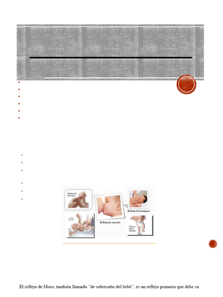 Reflejo de Moro | PDF | Sistema nervioso