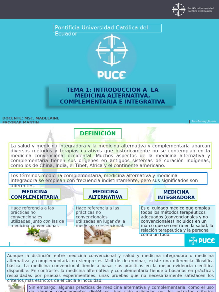 Tema 1-Medicina Complementaria | PDF | Medicina alternativa | Acupuntura