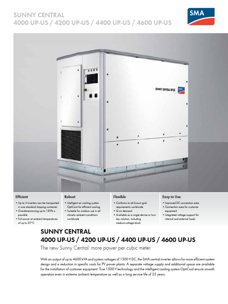 SCXXXX UP US DS en 23 | PDF | Power Inverter | Electrical Engineering