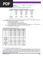 Shewhart Control Chart Constants | PDF