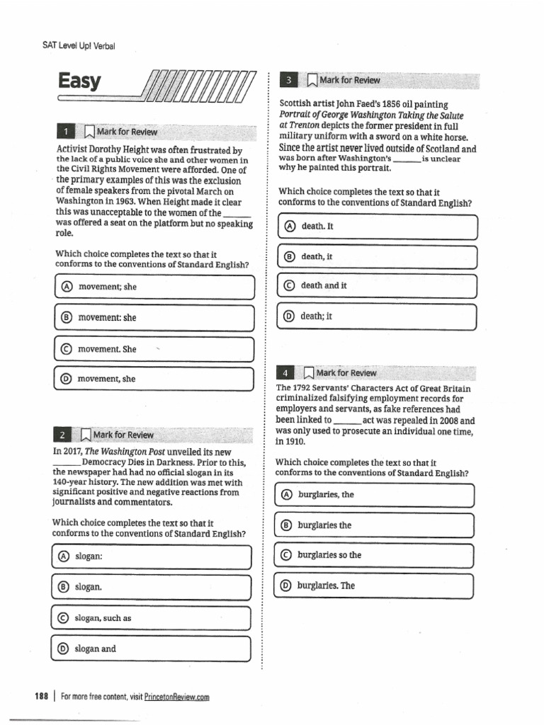 Sentence Structure Part 2 Drills | PDF