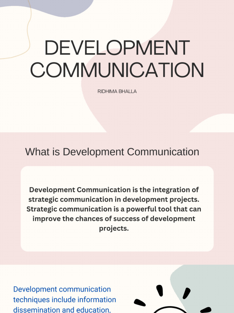 Development Communication | PDF