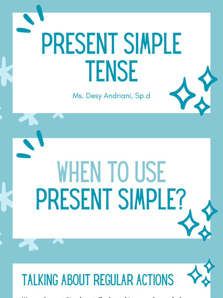 Present Simple Tense | PDF