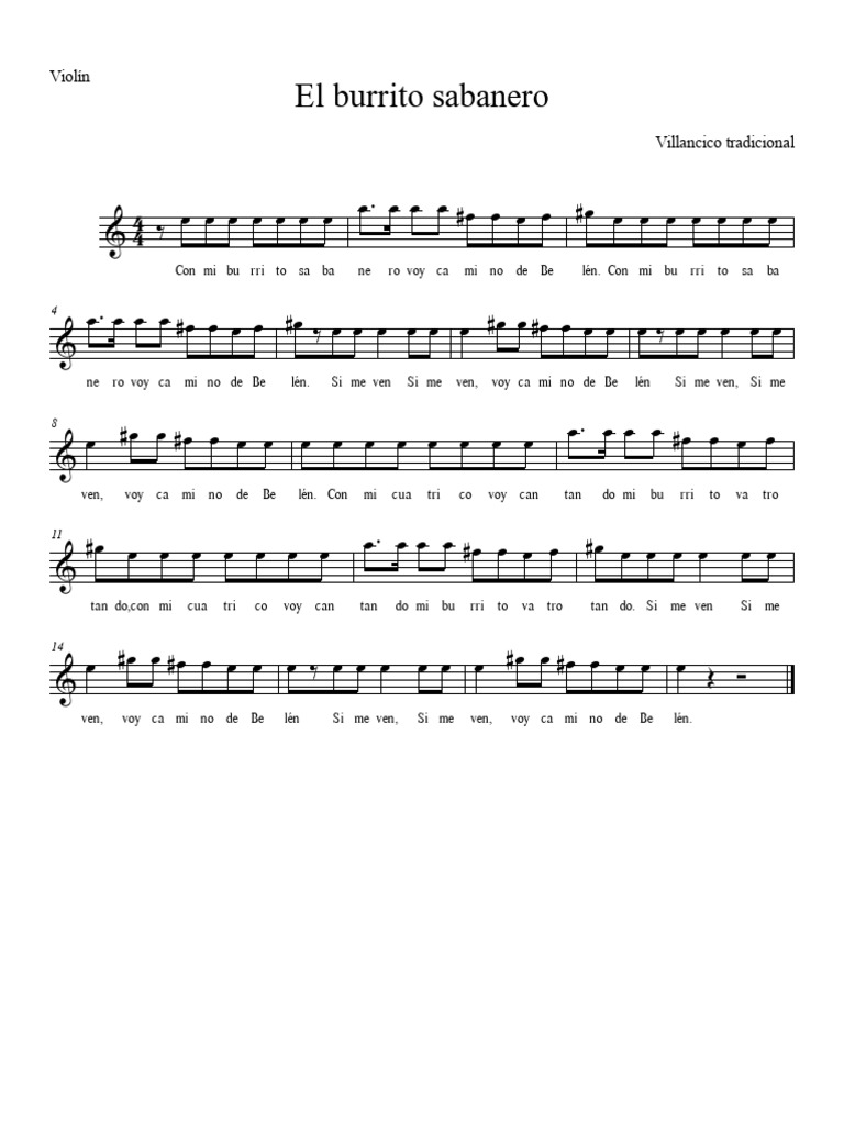 El Burrito Sabanero. | PDF