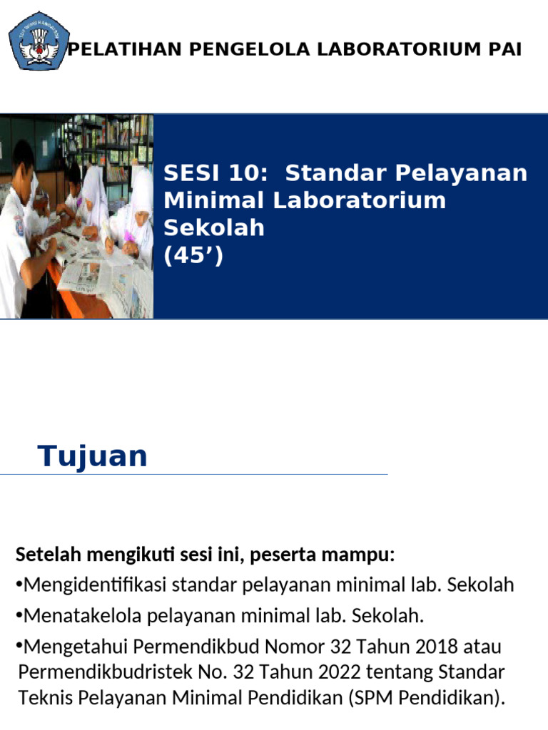 Standar Pelayanan Lab PAI Sekolah | PDF | Karier & Perkembangan