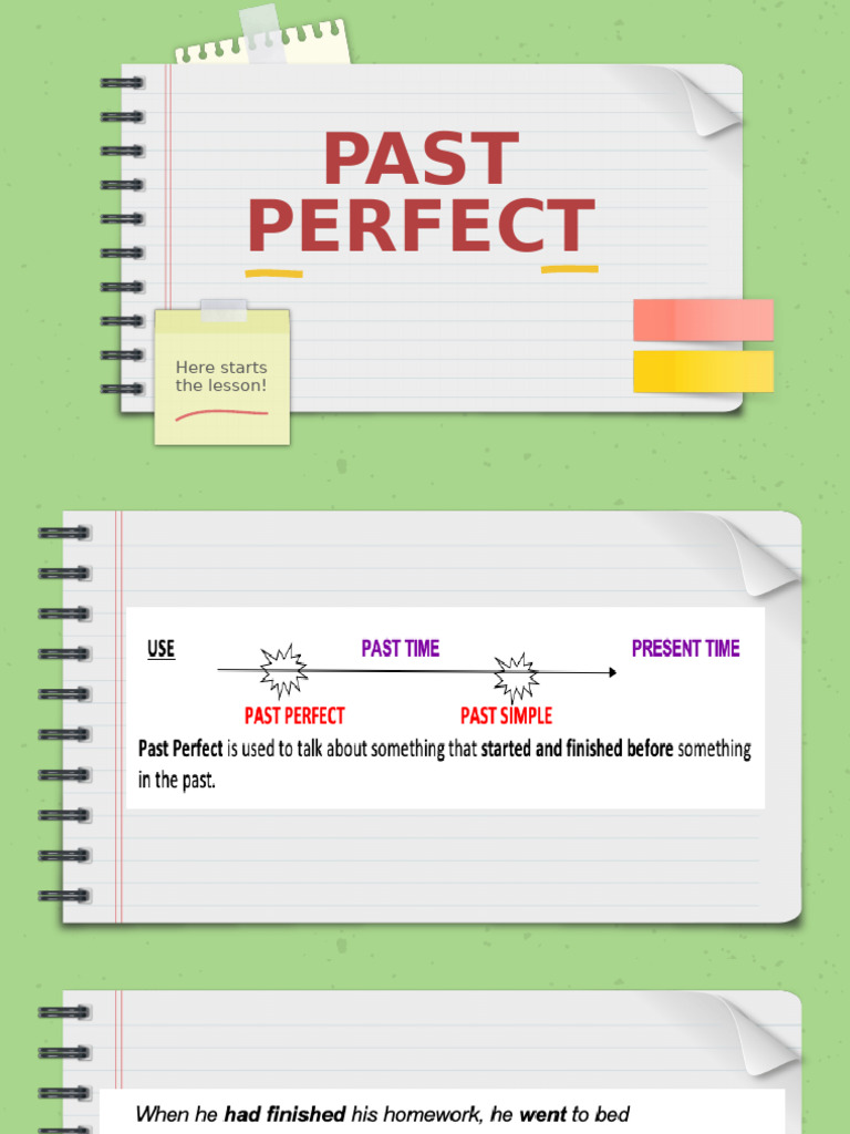 Past Perfect | PDF