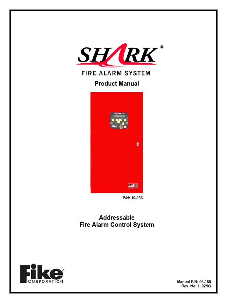 06-180 Shark Product Manual Rev 1, 02-03 | PDF | Manufactured Goods ...