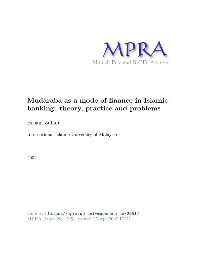 MPRA Paper 2951 | PDF