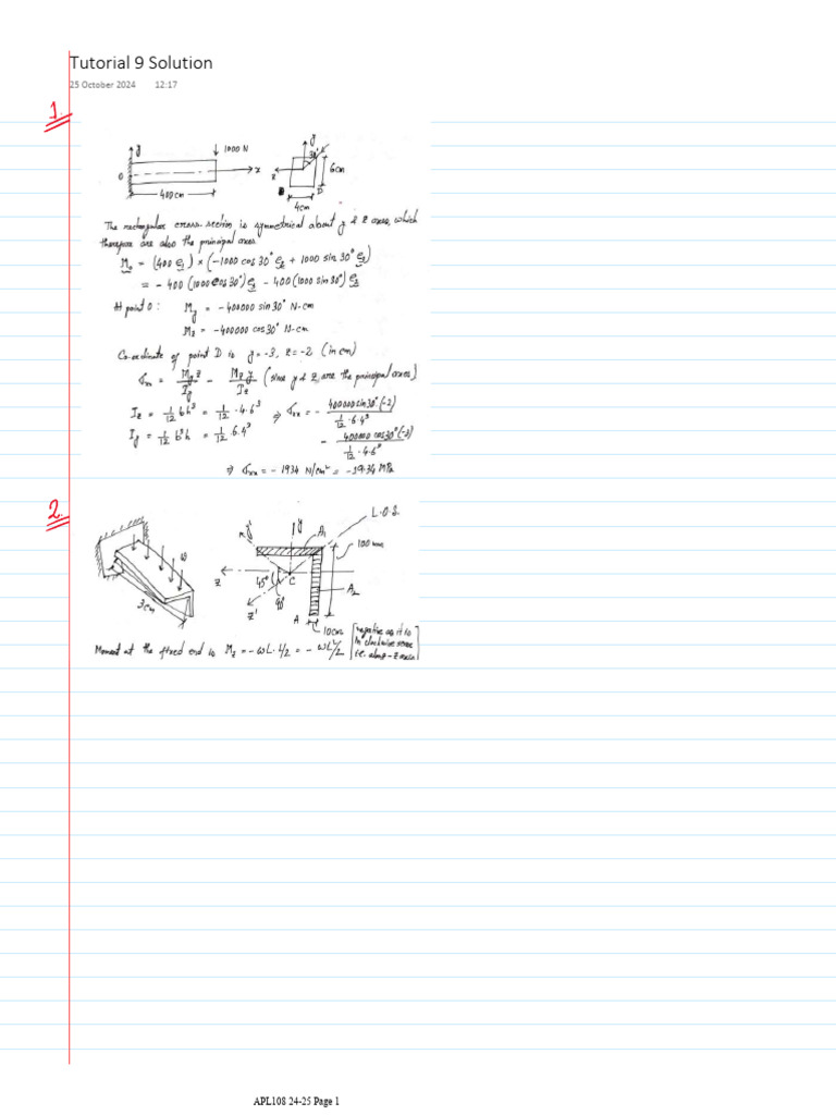Tutorial 9 Solution | PDF | Technology & Engineering