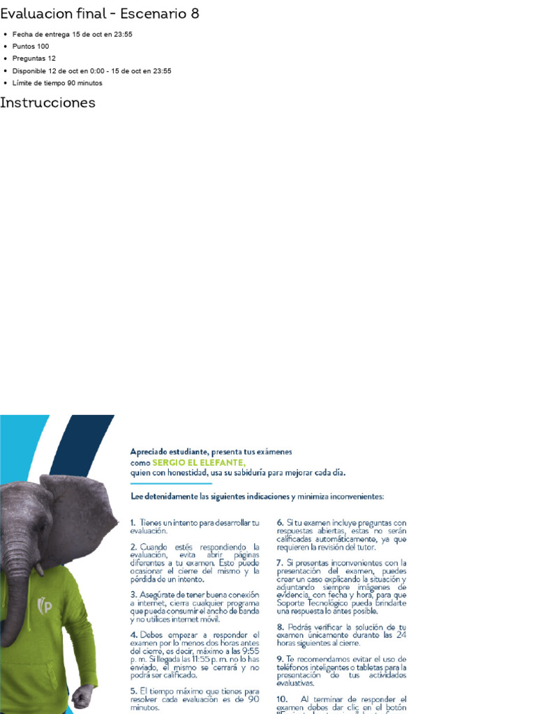 Evaluacion Final - Escenario 8 - PRIMER BLOQUE-TEORICO - VIRTUAL - FORMULACIÓN Y EVALUACIÓN DE ...