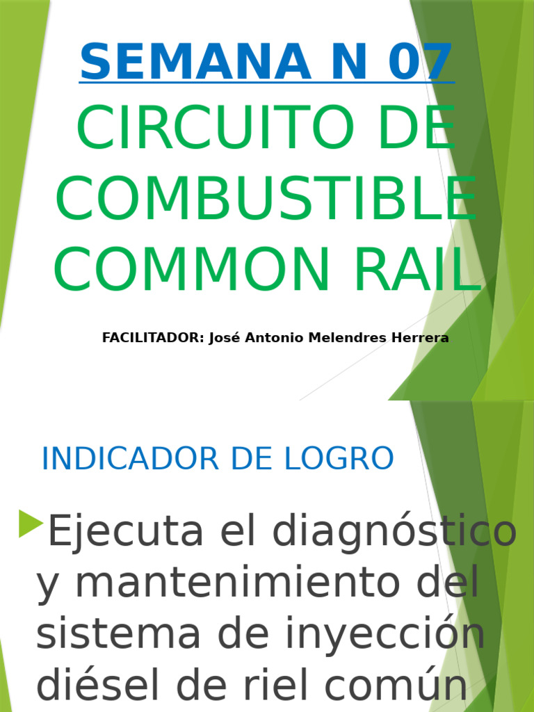 Sistema de Inyeccion Common Rail | PDF | Inyección de combustible | Motores