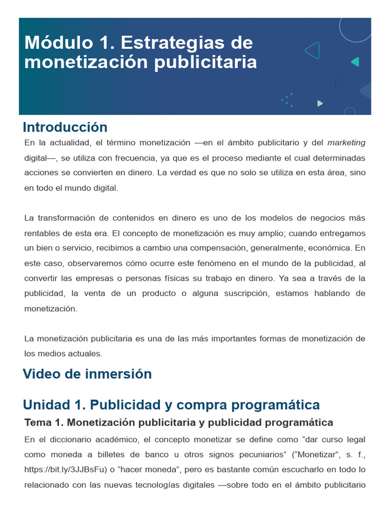 Módulo1 MARKETING | PDF | Publicidad | Internet