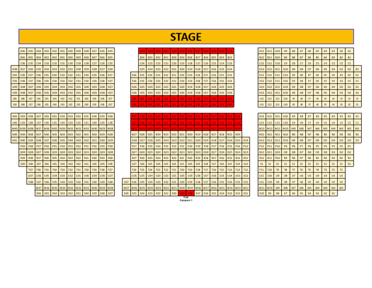 Seat Arrangement - IBCF2024 | PDF