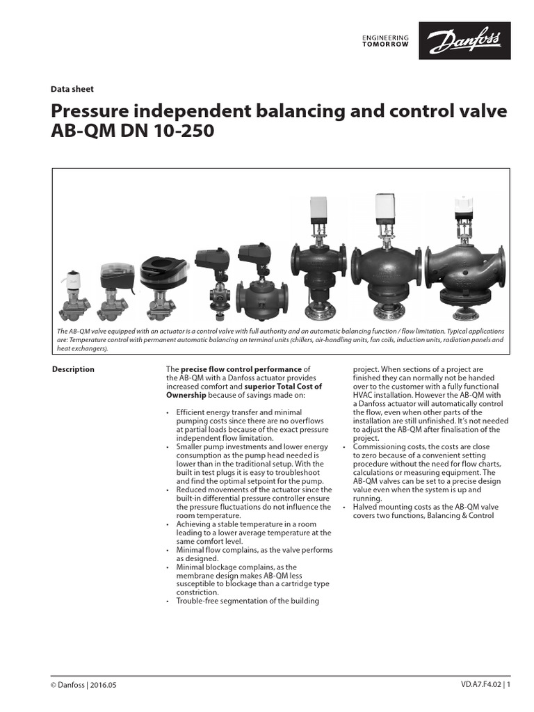 Pibc Danfoss | PDF | Valve | Mechanical Engineering